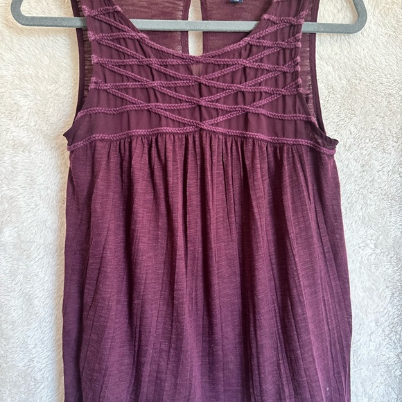 American Eagle Outfitters | Tops | American Eagle Outfitters Plum Tank ...